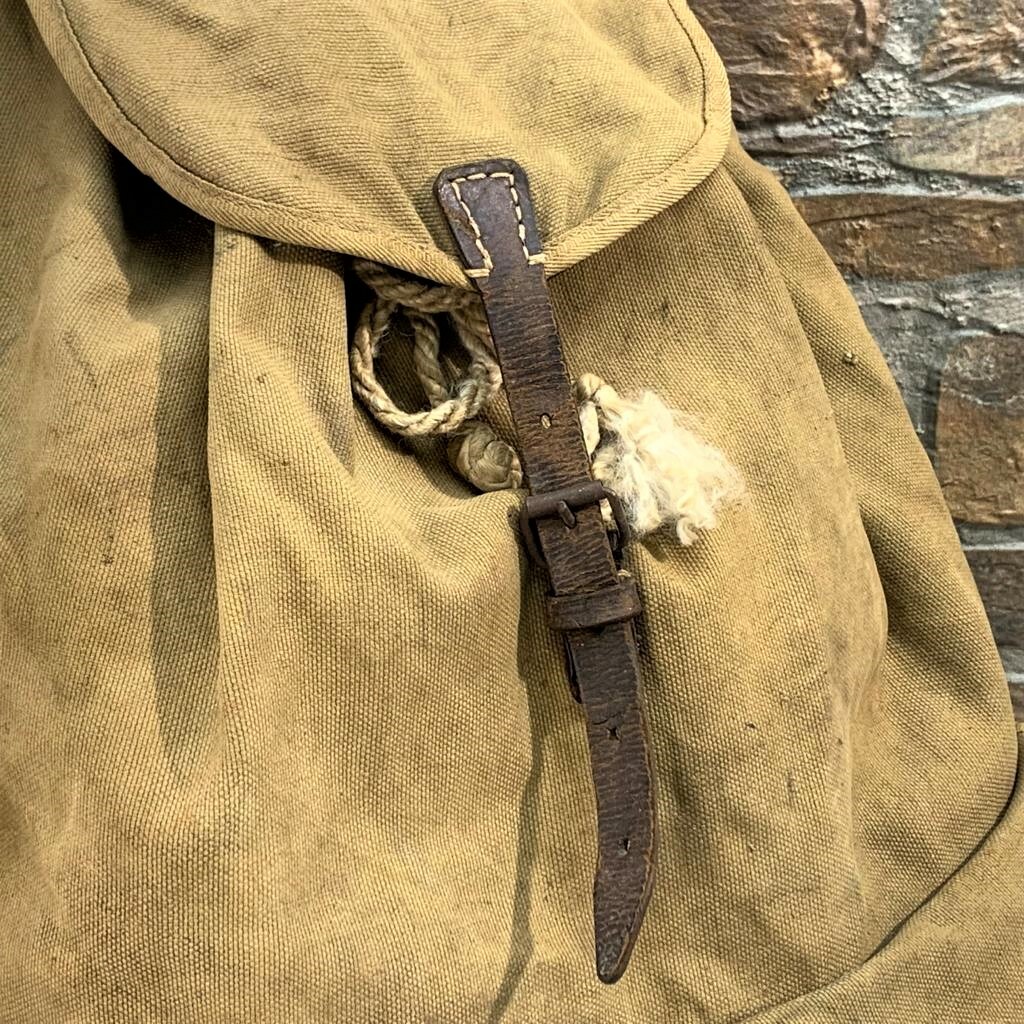 WW2 German Backpack Canvas Wehrmacht Tropical Rucksack Marked | eBay