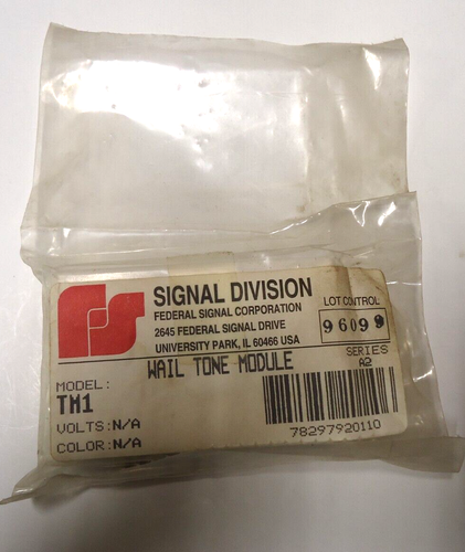FEDERAL SIGNAL CORP WAIL TONE MODULE TM1 SERIES A2 "NEW" | eBay