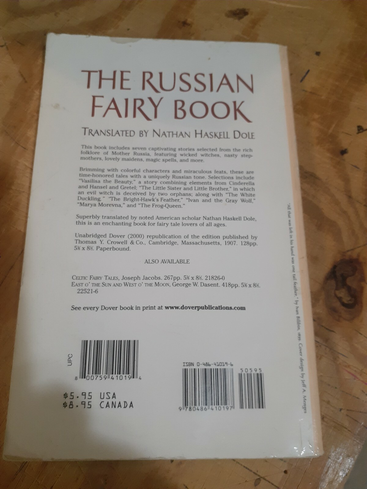 The Russian Fairy Book by Nathan Haskell Dole (Translator ...
