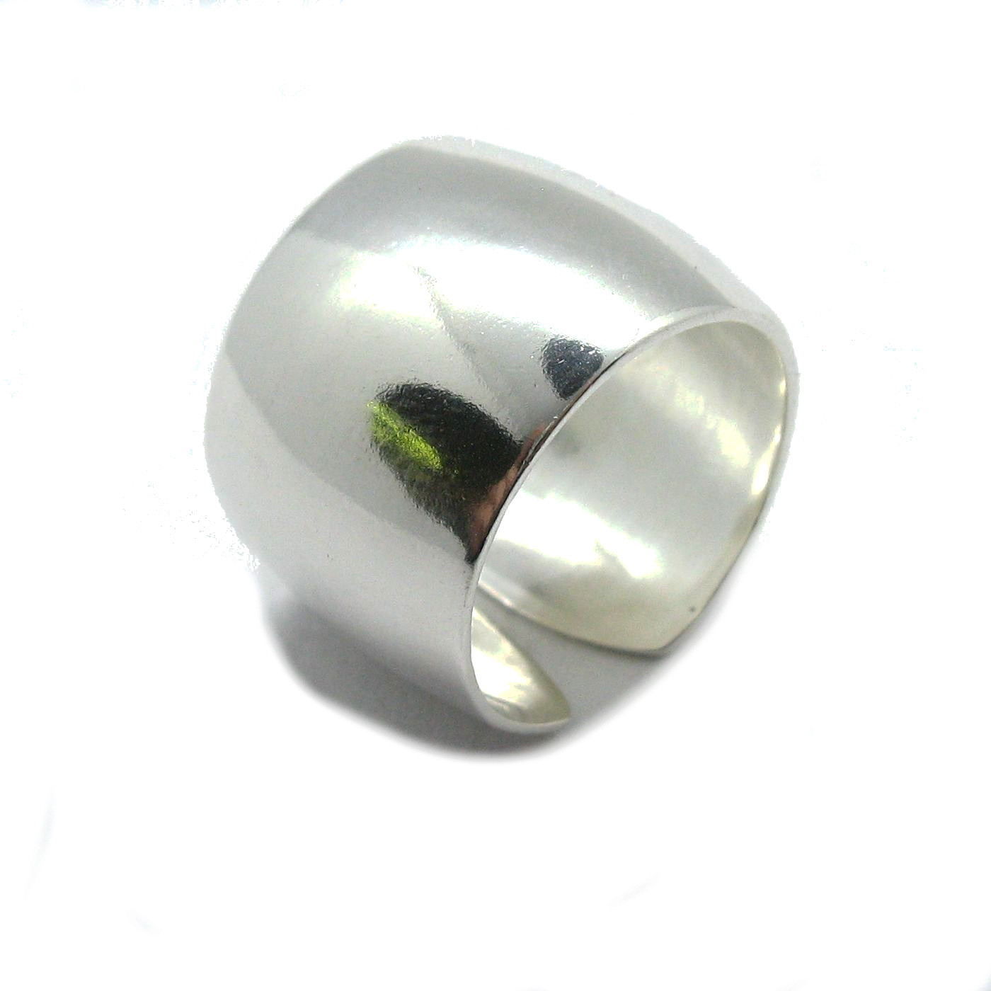 Plain Sterling Silver Ring Stamped Solid 925 Wide Plain Band Handmade ...