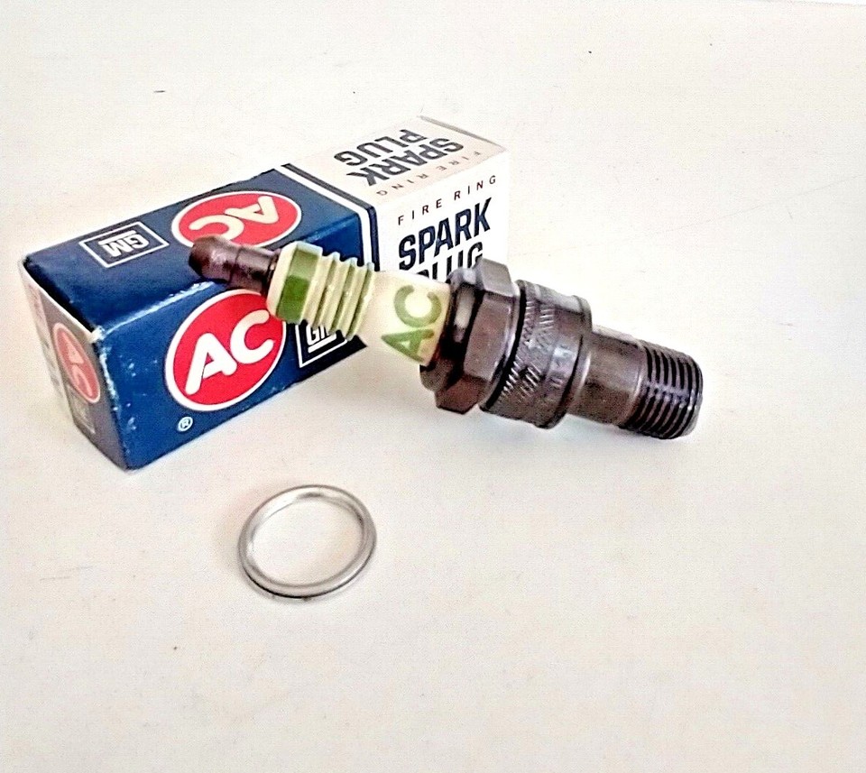 (Pack of 6) Spark Plug Vintage ACDELCO GM Fire Ring 44N (Made in USA ...