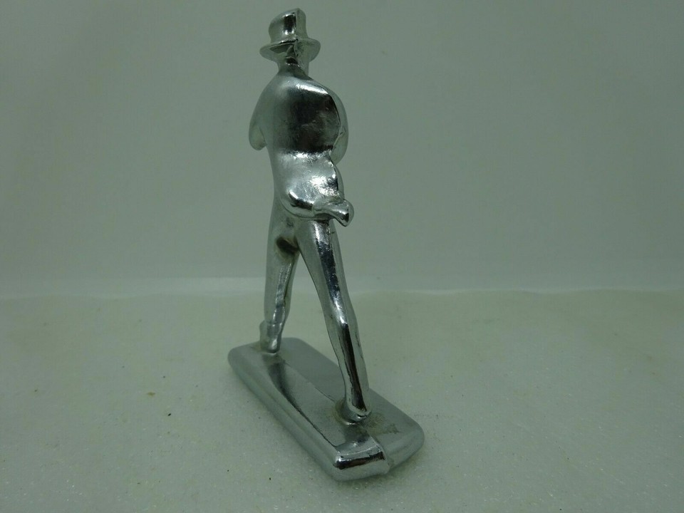 Vintage Johnnie Walker Soild Metal Striding Walking Man | eBay