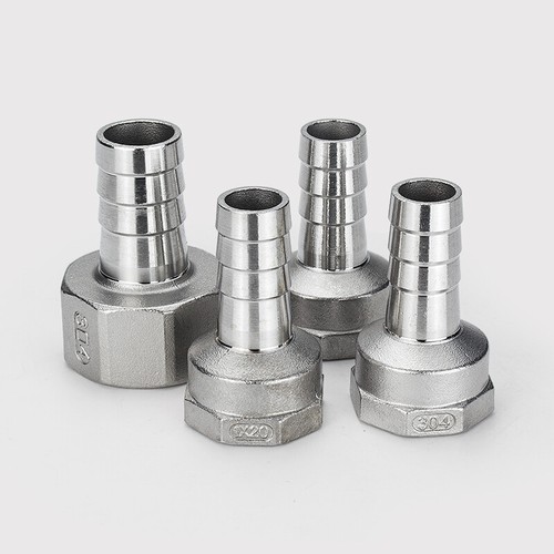 Female Threaded 304Stainless Steel Barb Hose Pipe Fitting Tail ...