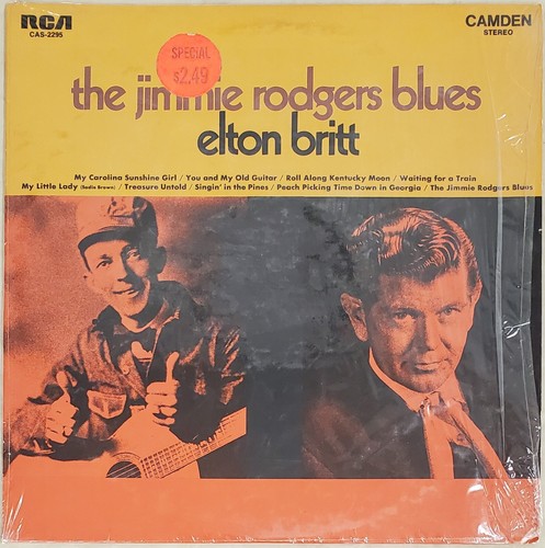 Elton Britt – The Jimmie Rodgers Blues 1969 RCA Camden CAS-2295 VG++ ...