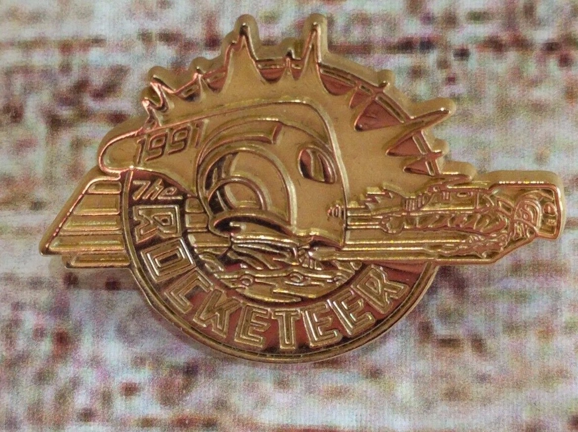 DISNEY Pin 100 Years of Dreams #12 The Rocketeer 1991 Cliff Secord Logo ...