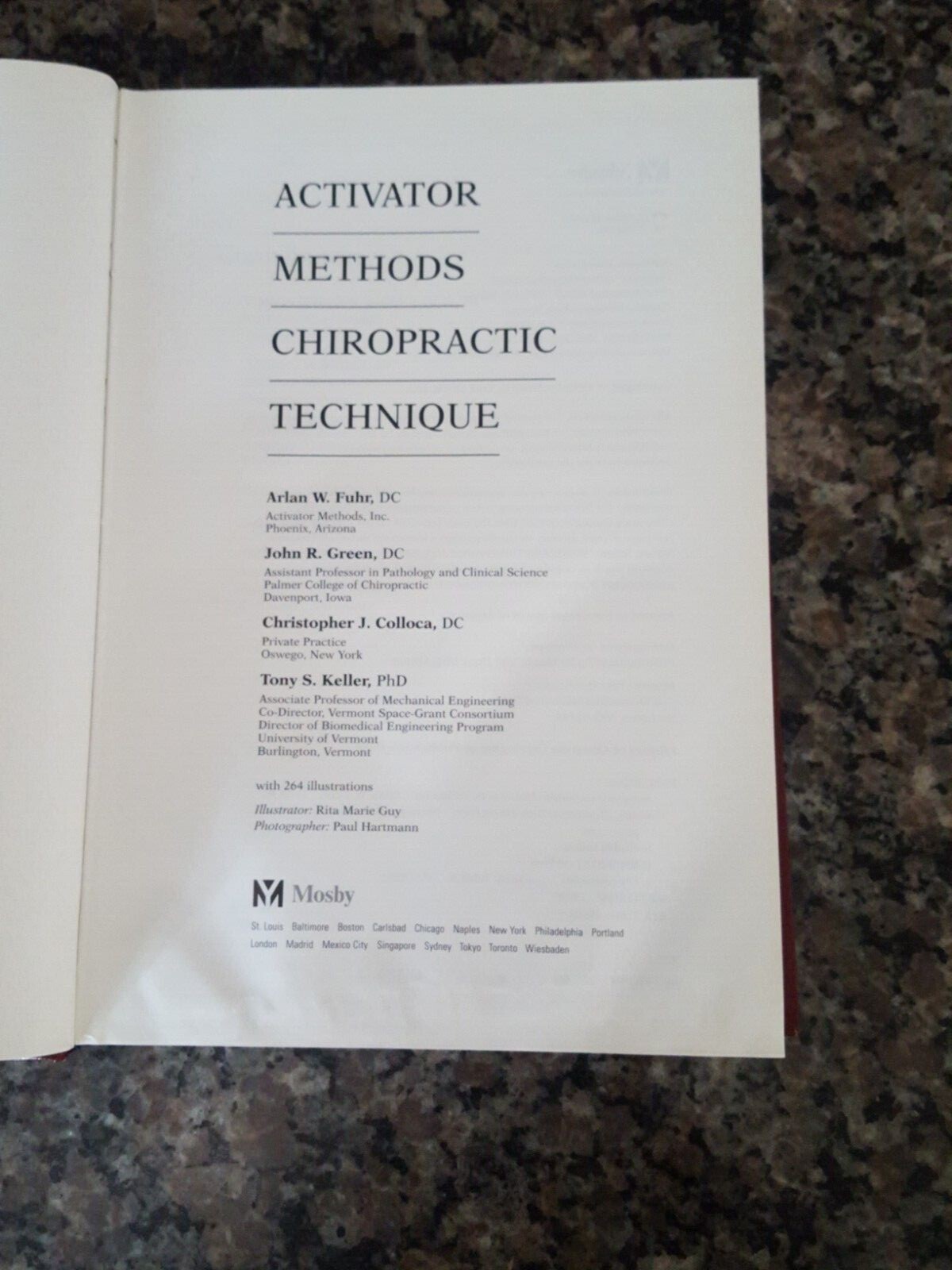 Activator Methods Chiropractic Technique Dr. Arlan Fuhr 1997 Hardcover ...