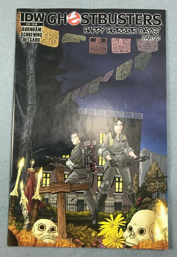 Ghostbusters #10 IDW Comic Book Happy Horror Days 2013 Cover has 1/2 ...