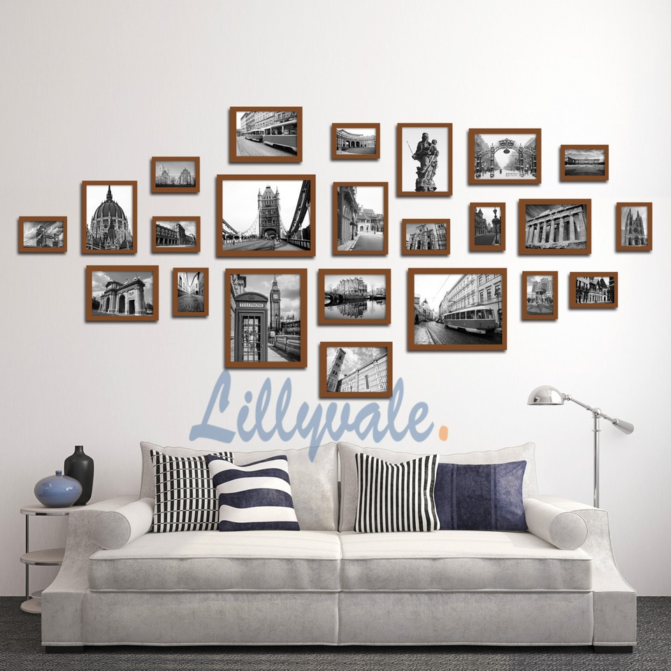 Large Multi Picture Photo Frames Wall Set 7/9/13/23/26/PCS Art Deco ...