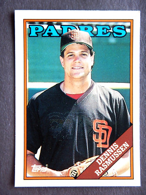 Dennis Rasmussen #91T Topps Traded 1988 Baseball Card (San Diego Padres ...