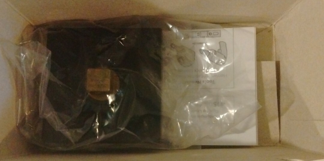 Kwikset 157HFL SQT 514 Halifax Square Single Dummy Lock - Iron Black | eBay