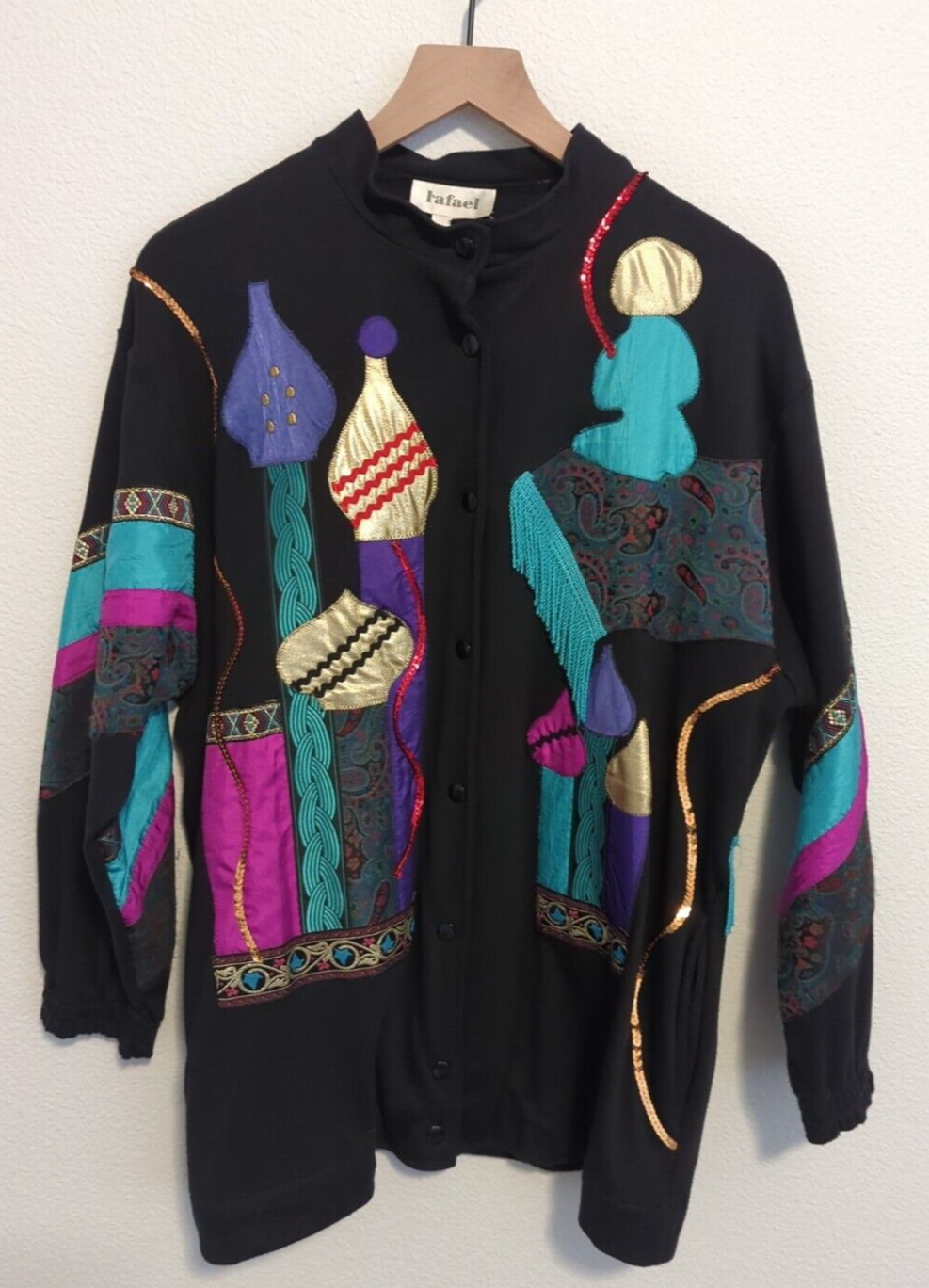 Rare Vintage 1980's Rafael Women's Jacket Arabian Nig… - Gem