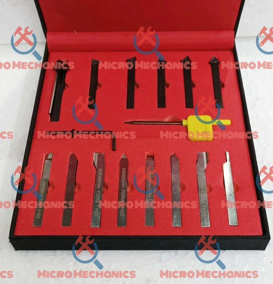 6MM HSS Lathe Form Tools, Mini Parting, Indexable Tools Combo EMCO ...