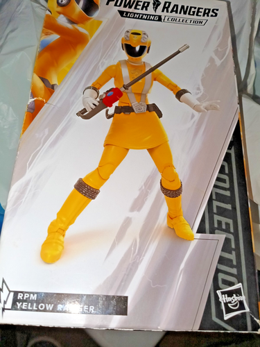 Power Rangers Lightning Collection 6" Figure RPM Yellow Ranger | eBay