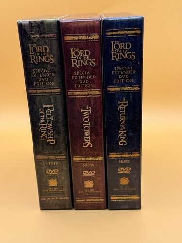 The Lord of the Rings Trilogy Special Extended DVD Edition 12-Disc Set ...