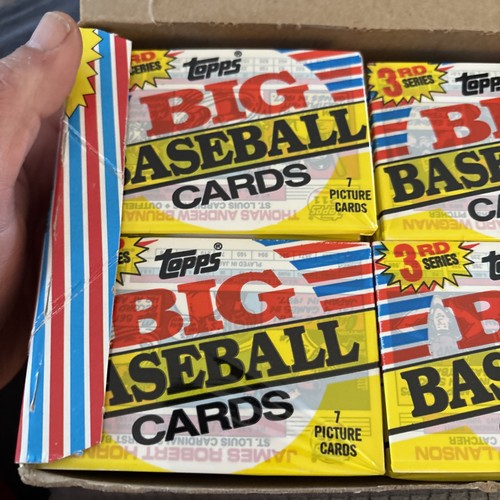 1988 Topps Big Baseball Cards Box 3rd Series 36 Unopened Packs 7 #jas ...