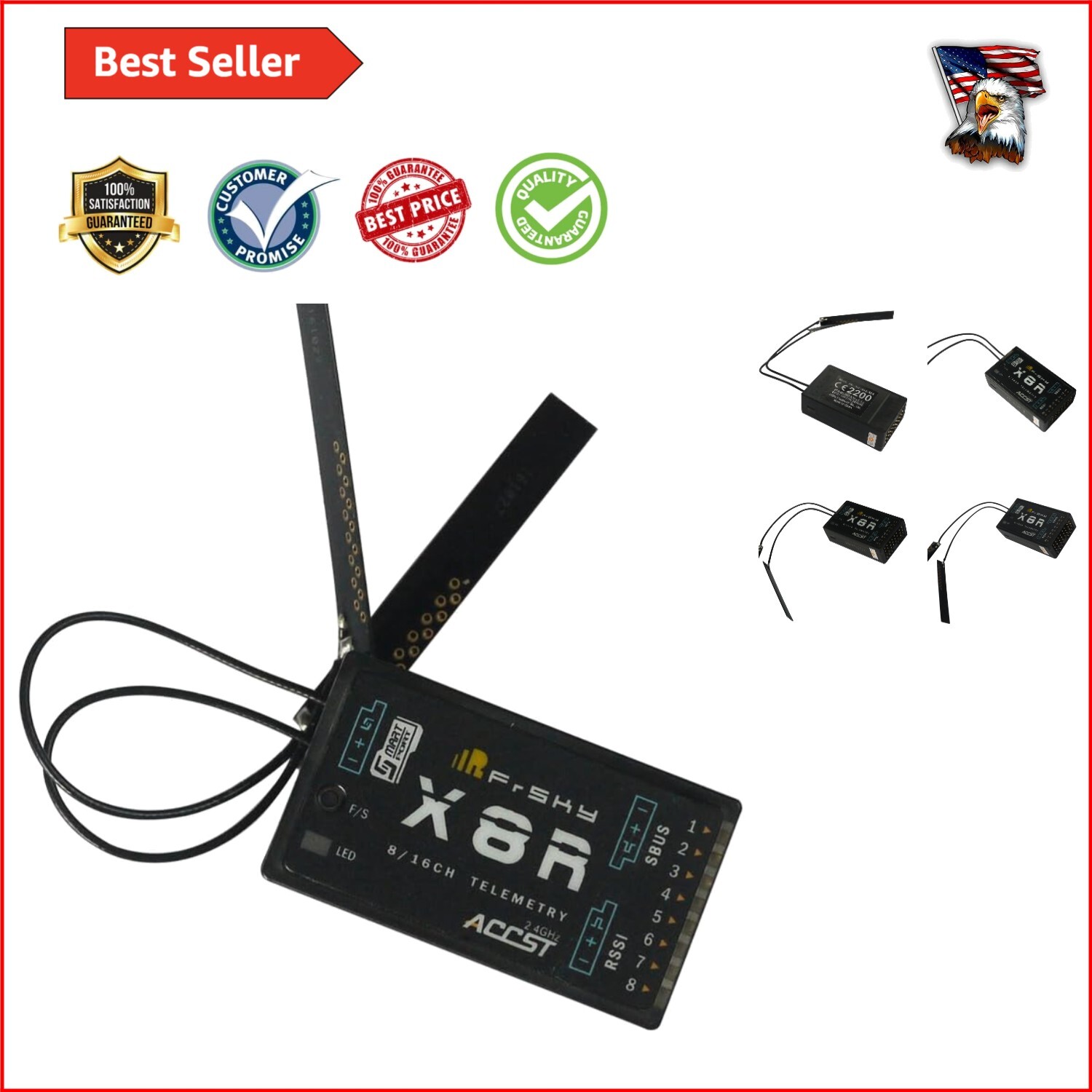 Enhanced X8R Receiver with Full Duplex Transmission for Taranis and XJT ...