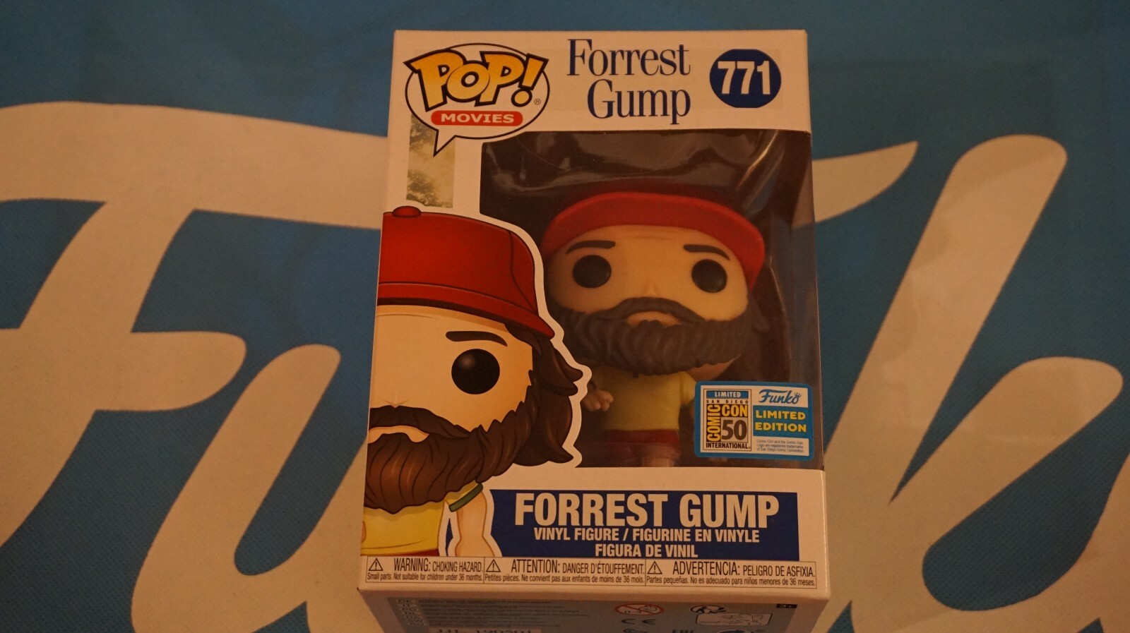 SDCC 2019 FUNKO POP! Forrest Gump Official Comic Con Sticker #771 MINT ...