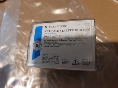Vet Base Starter Bur Pak Pack Dental | eBay