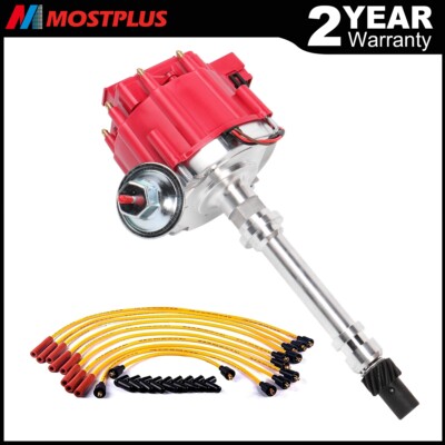 Distributor & Spark Plug Wires Ignition Combo Kit For Chevy SBC 350 BBC ...