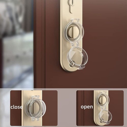 Transparent Child Proof Deadbolt Lock PP Baby Safety Lock Cover Home ...