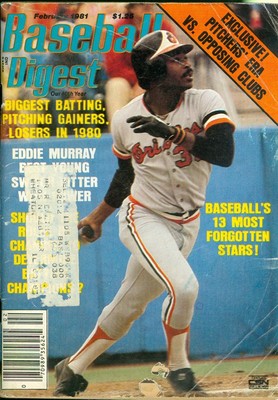 1981 Baseball Digest: Eddie Murray- Orioles | eBay