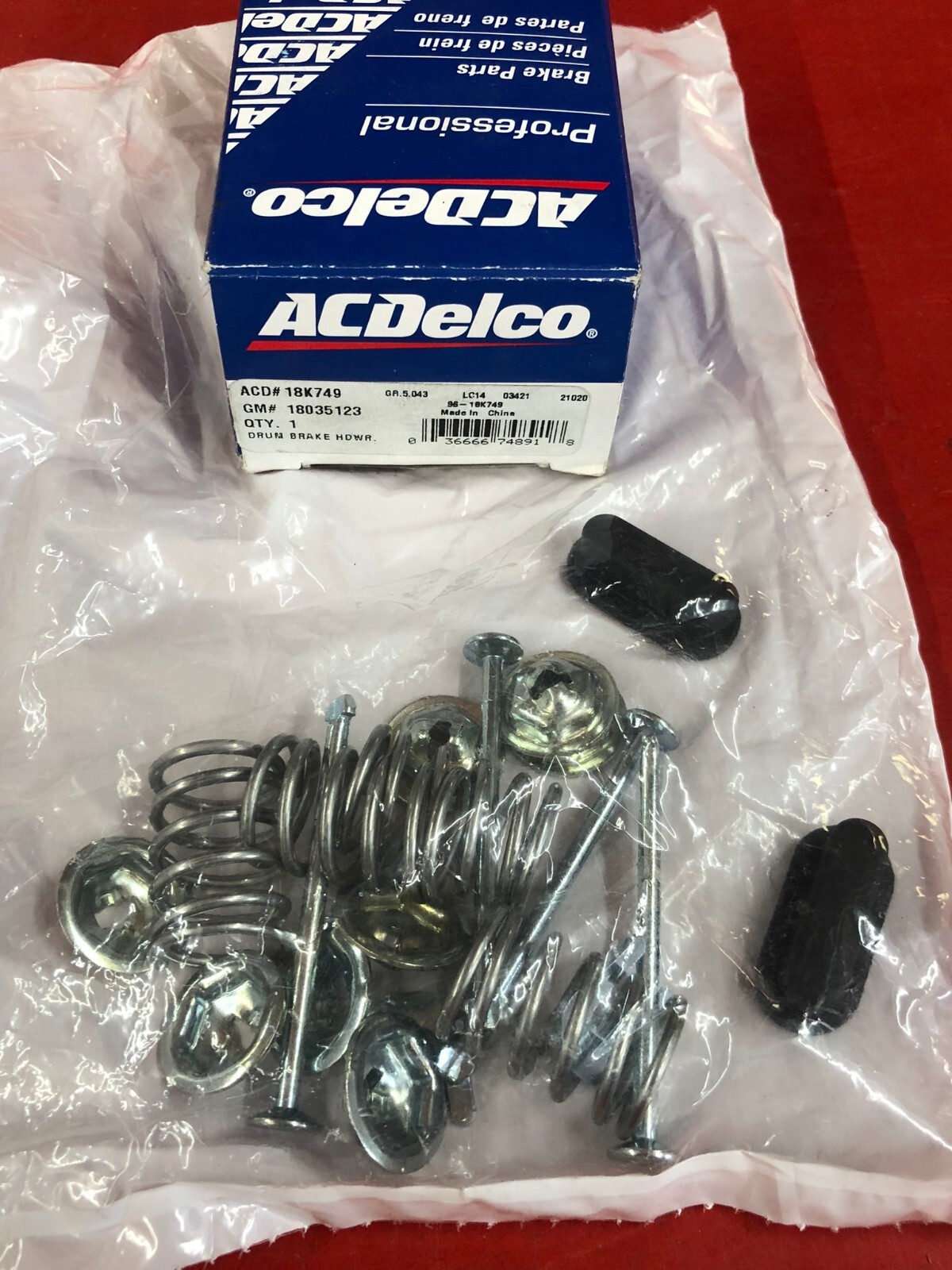 Drum Brake Shoe Hold Down Pin ACDelco 18K749 for sale online | eBay