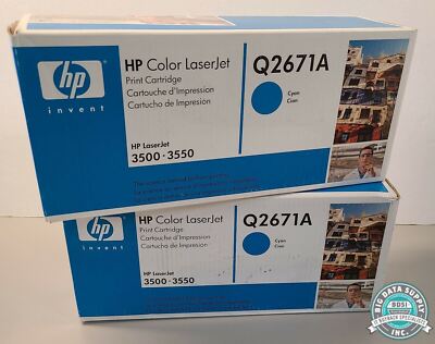 HP 309A Cyan Original Q2671A LaserJet Print Toner Cartridge 4000 Pages ...