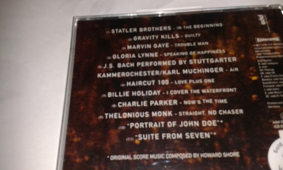 SE7EN SOUDTRACK CD SEVEN | eBay