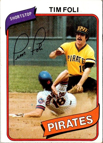 1980 Topps Tim Foli #246 Pittsburgh Pirates Baseball Card | eBay