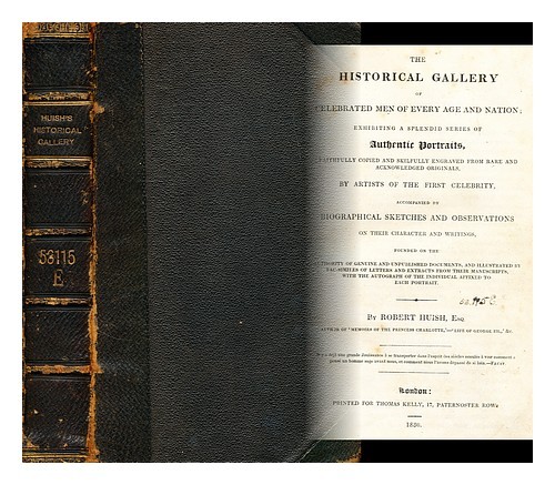 HUISH, ROBERT (1777-1850) The historical gallery of celebrated men of ...