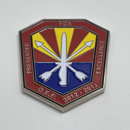 US Army 258th Engineer Company AZ National Guard Deployment Coin OEF ...