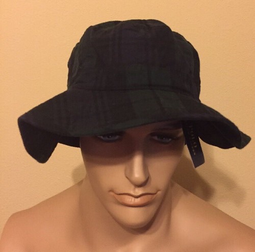 Polo Ralph Lauren Hat Small / Medium Oil Cloth Waterproof Waxed Cotton ...