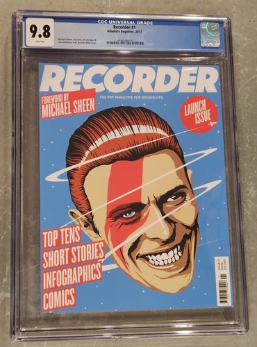 DAVID BOWIE 1st Recorder Magazine CGC 9.8 Butcher Billy - POP=1: None ...