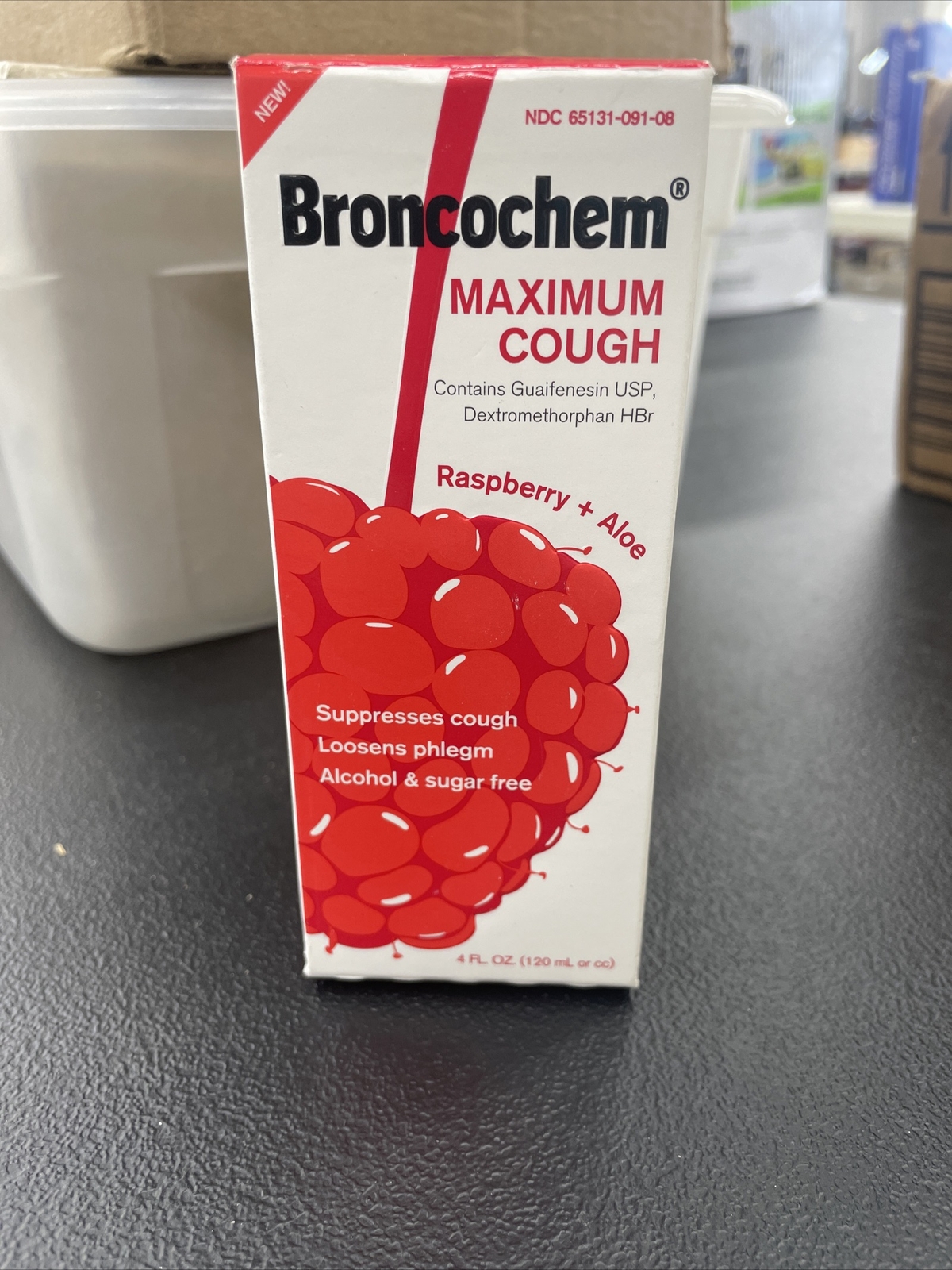 BRONCOCHEM MAXIMUM COUGH SYRUP 4 oz / BRONCOCHEM MAXIMUM TOS JARABE 4 ...