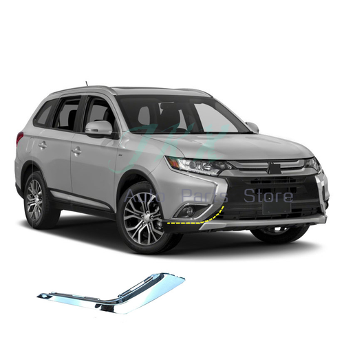 Right Chrome Strip On Bumper Side For MITSUBISHI OUTLANDER 2016-20 OEM ...