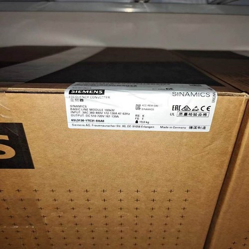 New Siemens 6SL3 130-1TE31-0AA0 6SL3130-1TE31-0AA0 S120 BASIC LINE ...