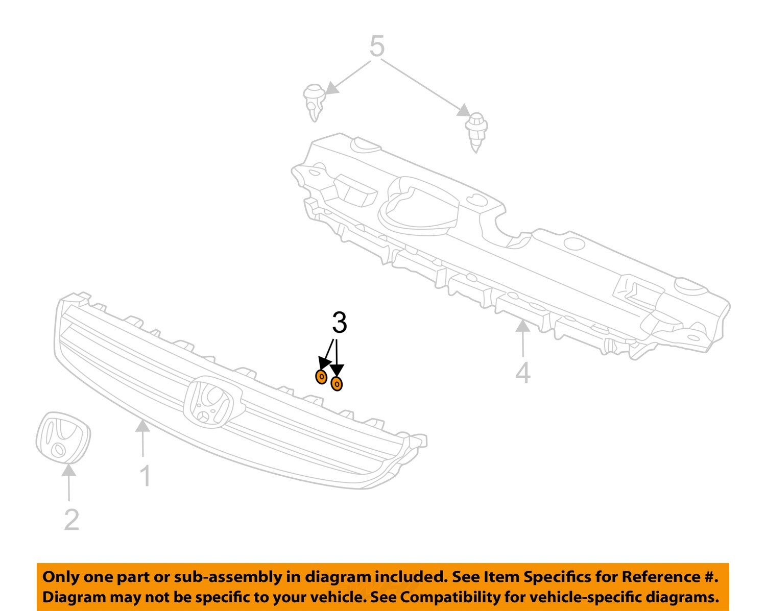 OEM Honda 90301ST0003 Nut Push 3mm 90-301-st0-003 for sale online | eBay