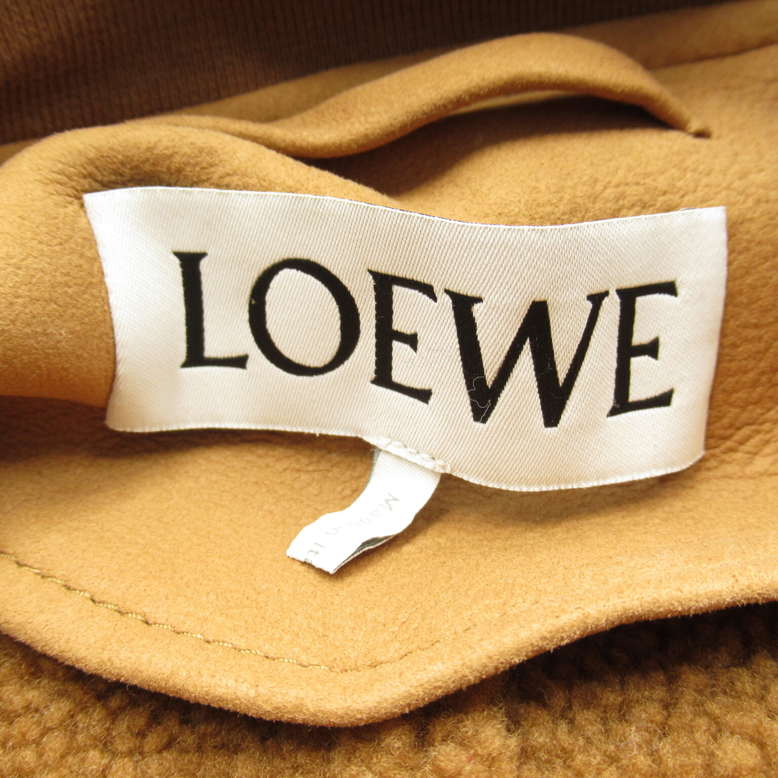 LOEWE shearling zip front jacket #36 blouson S359Y19L… - Gem