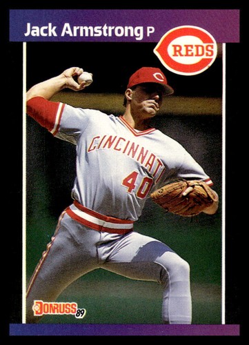 1989 Donruss #493 Jack Armstrong Cincinnati Reds Rookie Baseball Card ...