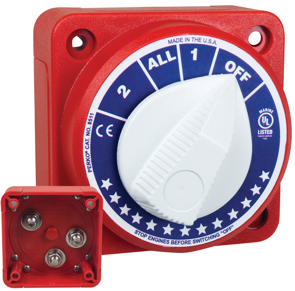 Perko Battery Selector Switch 8511DP0USA 2 Battery Disconnect for sale ...