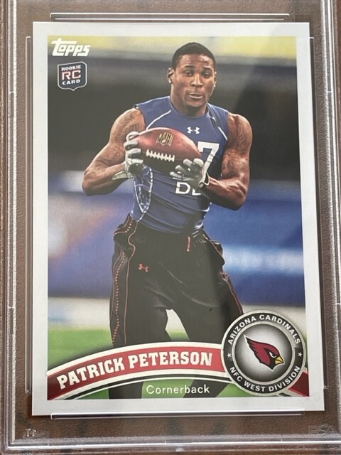 2011 TOPPS Patrick Peterson Rookie #267 PSA 9 *PERFECT CENTERING* | eBay
