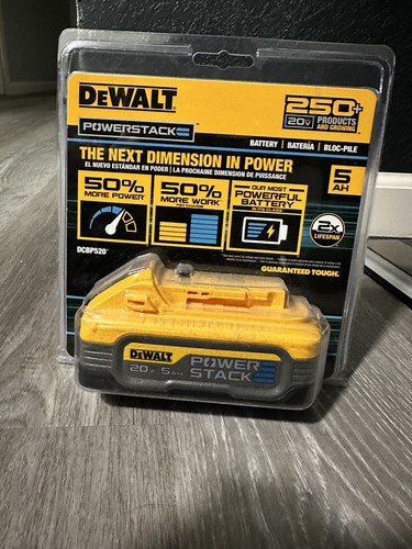DeWalt DCBP520 POWER STACK 20V MAX 5Ah Battery - New Mint Condition ...