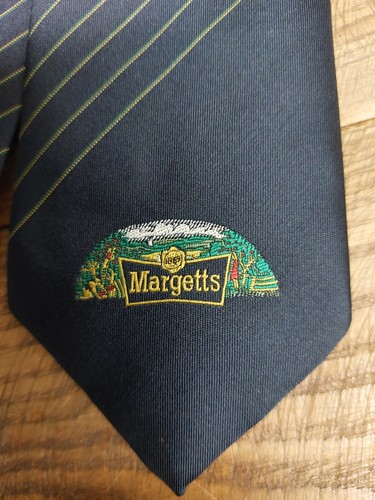 Interlogo London Navy Margetts Circle Logo Neck Tie | eBay UK