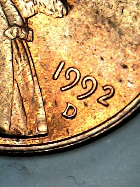 1992-D Lincoln Memorial Cent Finned Rim Fin Error Coin US Penny | eBay