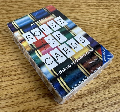 NEW The Original House of Cards by Charles Eames Picture Deck 1986 MOMA ...