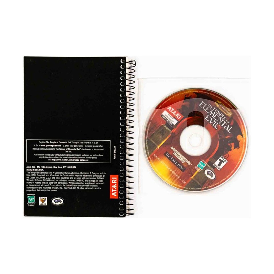 Atari D&D Computer Game Temple of Elemental Evil EX | eBay