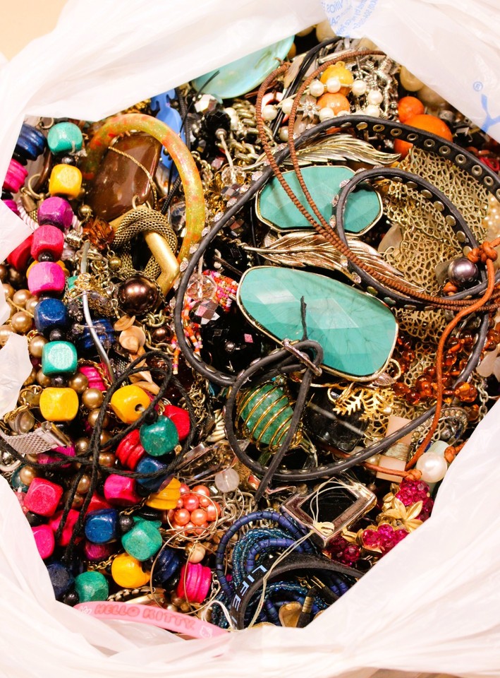 19+ lbs. Mixed Jewelry Lot for Crafts Repurpose Repair Tangled Broken ...