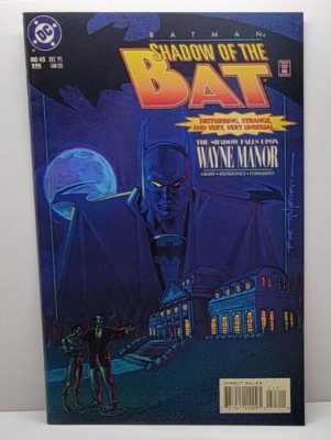 DC Comics Batman Shadow of the Bat No 45 The Shadow Falls Upon Wayne Manor | eBay