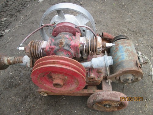 RARE MAYTAG WASHING MACHINE TWIN CYLINDER GAS STATIONARY ENGINE MOTOR ...