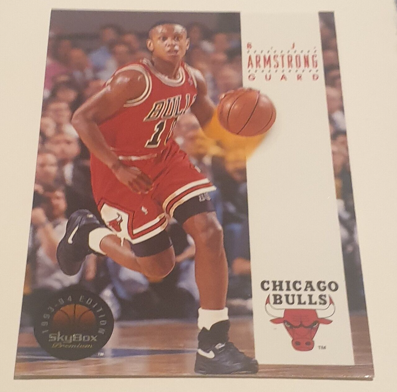 1993-94 Skybox Premium B.J Armstrong Card - Chicago Bulls | eBay